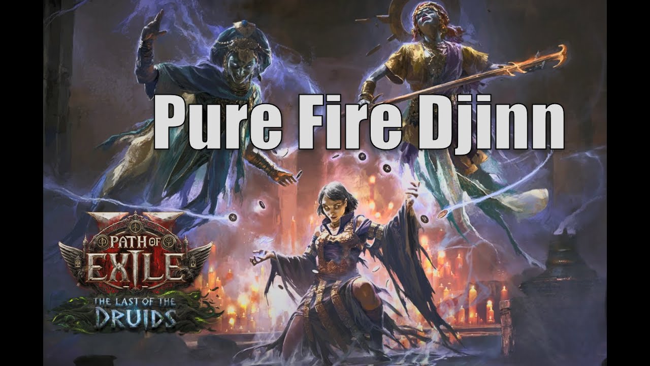 POE2 - Pure Fire Djinn Showcase - No Minions - YouTube