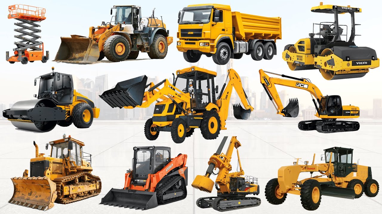 Construction Equipment Names For Toddlers