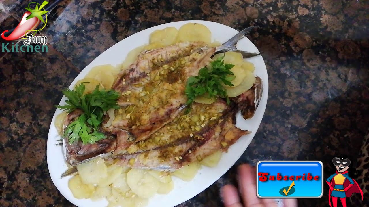 Fried fish with potatoes - YouTube