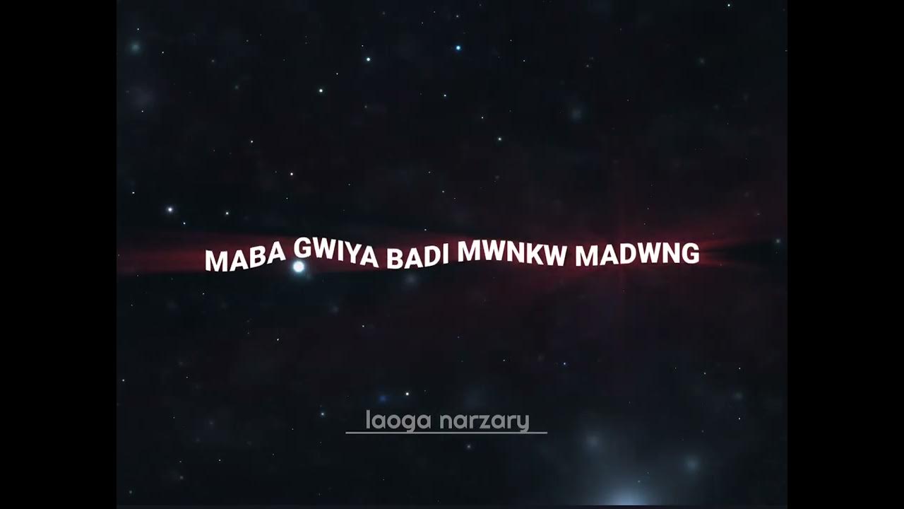 Adrasw tabai matw jwngni simangya /A bodo black screen status /new editing /plz support me 🫀🫂🥰 ...