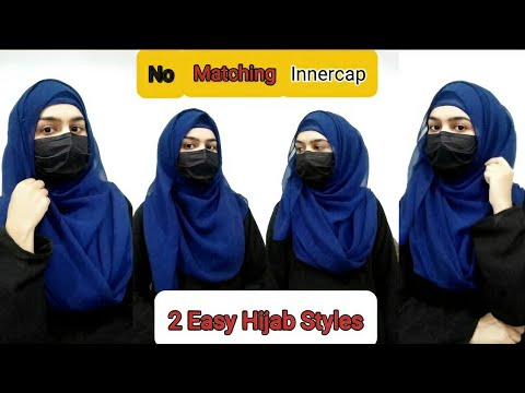 No Matching Innercap ? | without innercap 2 hijab tutorials | Instant ...