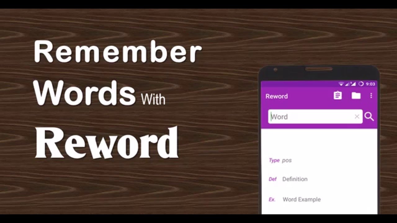 Build Vocabulary With Reword Android App - YouTube