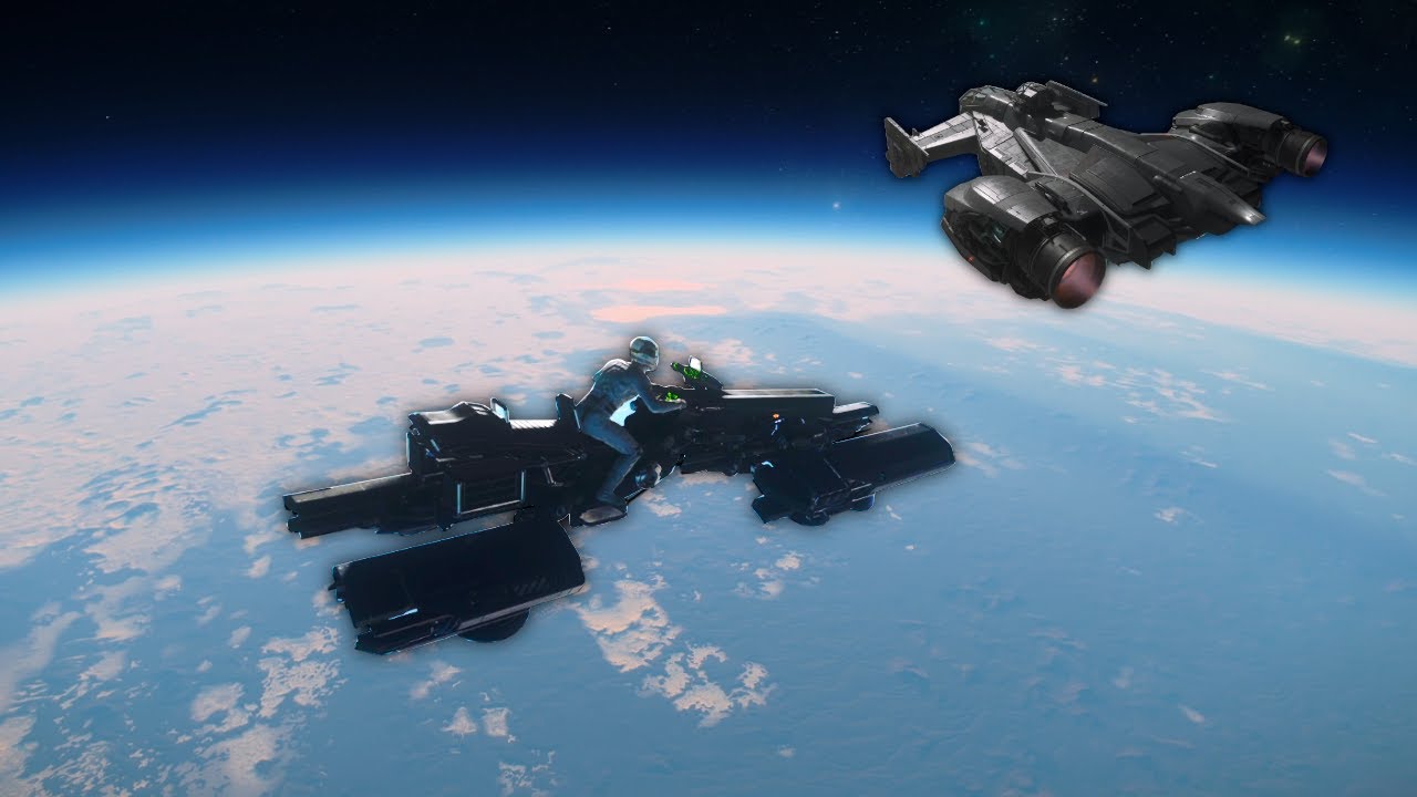 Dropping a Dragonfly from ORBIT! Star Citizen - YouTube