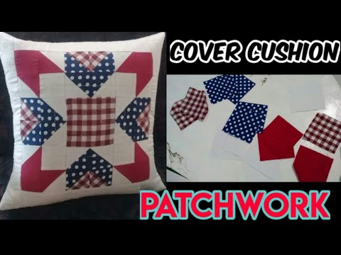 DIY - CUSHION COVER PATCHWORK #patchwork #cushioncover - YouTube