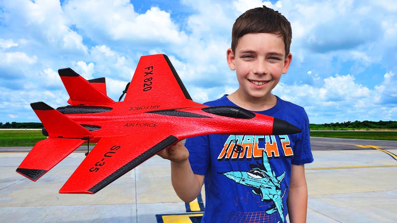 RC Airplane for kids - Flight Test - YouTube