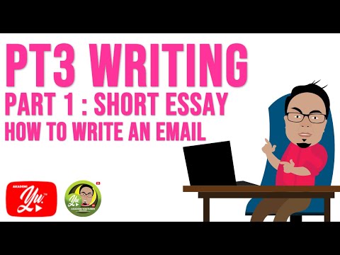 PT3 WRITING - HOW TO WRITE AN EMAIL - YouTube