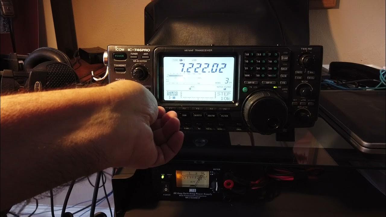 icom 746 Pro - YouTube