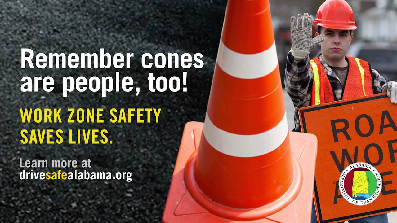 Work Zone Safety Radio | “Traffic Cones Are People Too” | ALDOT - YouTube