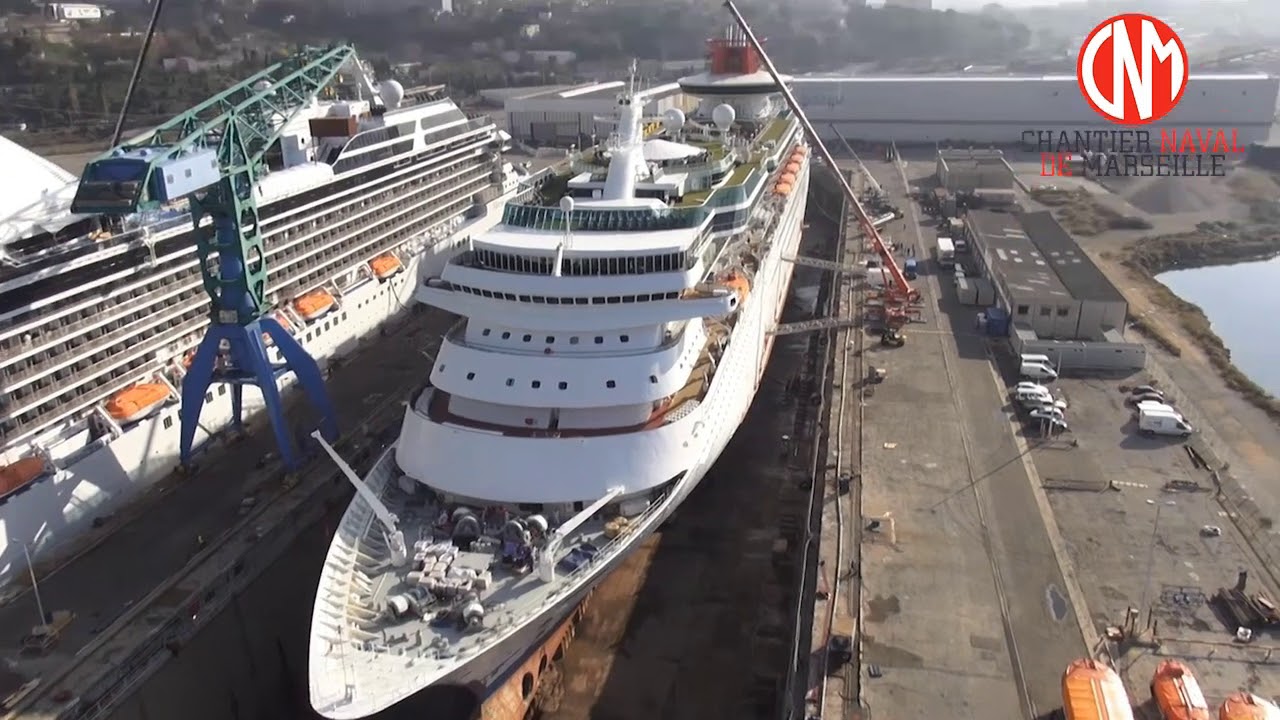 Cruise ships refitting showcase - YouTube