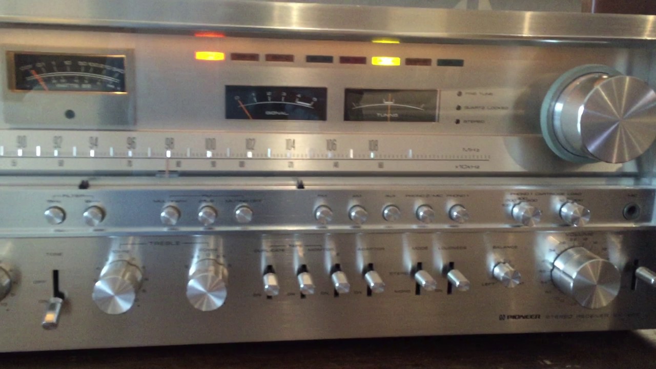 Pioneer SX-1980 Vintage Stereo Receiver - YouTube
