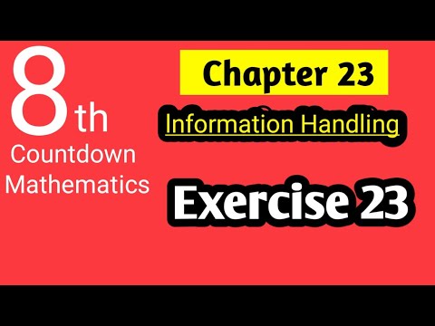 Class 8 Maths Countdown | Ch # 23 (Information Handling) | Exercise ...