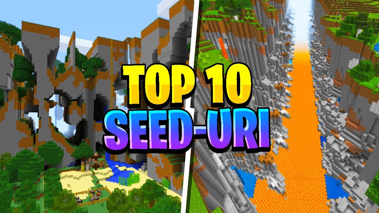 Top 10 Cele Mai Tari Seed-uri Din Minecraft Java 1.17! - YouTube