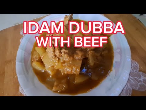 IDAM DUBBA /BOTTLE GOURD BEEF IN ARABIC RECIPE @Lovy2011 - YouTube