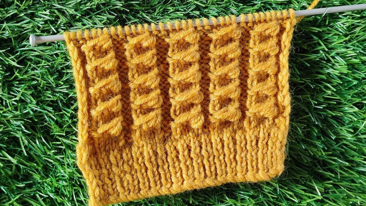 Single Colour Sweater Design 👉 Gents sweater Design 👉 Very Easy And ...