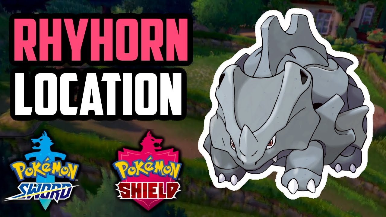 How to Catch Rhyhorn - Pokemon Sword & Shield - YouTube