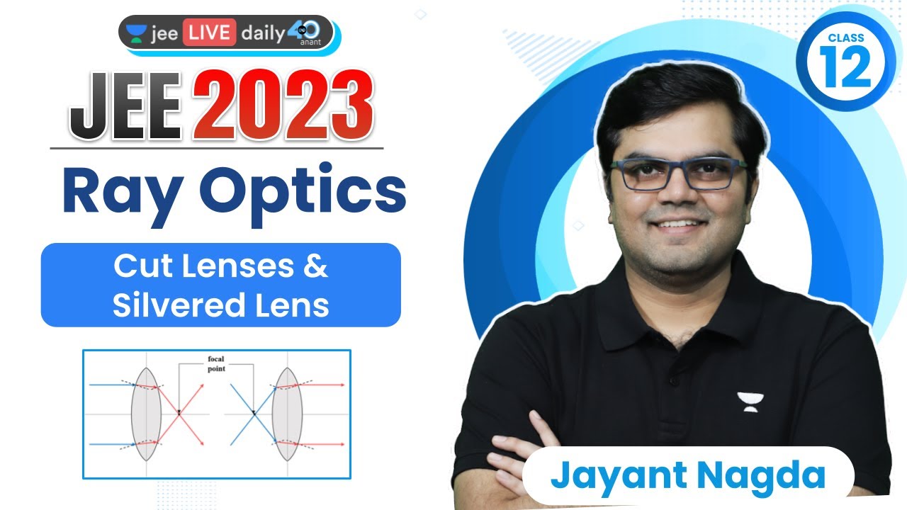 Ray Optics L11 | Cut Lenses & Silvered Lens | #jee2024 #jee2025 # ...