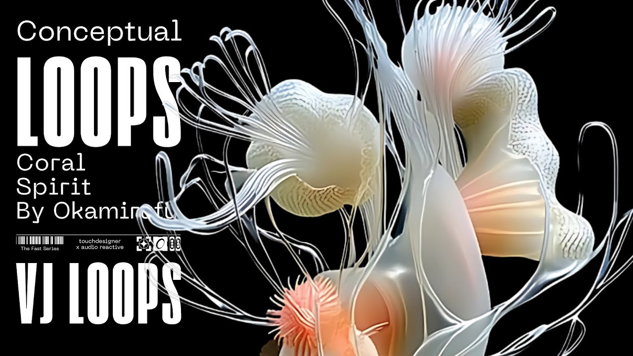 Coral Spirit - 4k VJ Loops for Immersive Installations | TouchDesigner ...