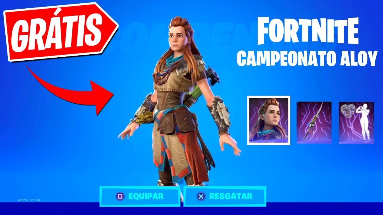 SKIN DA ALOY GRÁTIS AGORA - Fortnite - YouTube