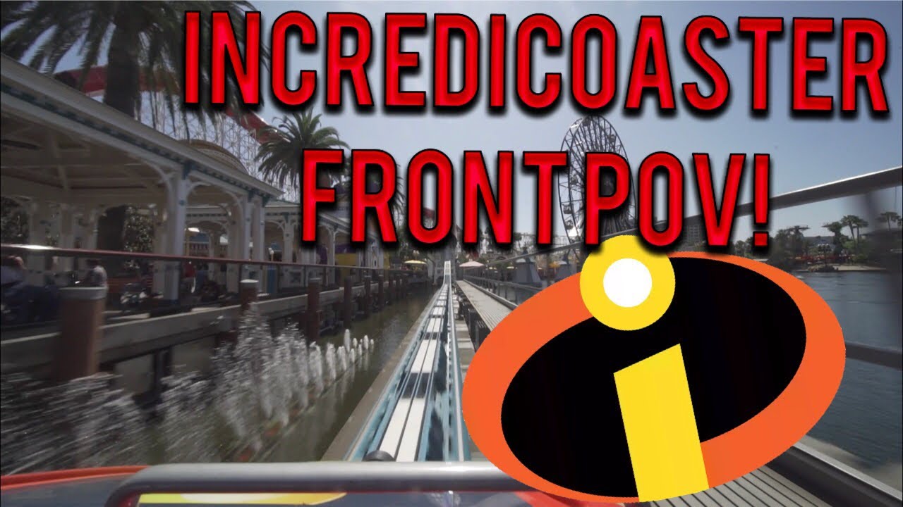 *NEW* Incredicoaster Front Seat POV 60FPS at Pixar Pier: Disney ...