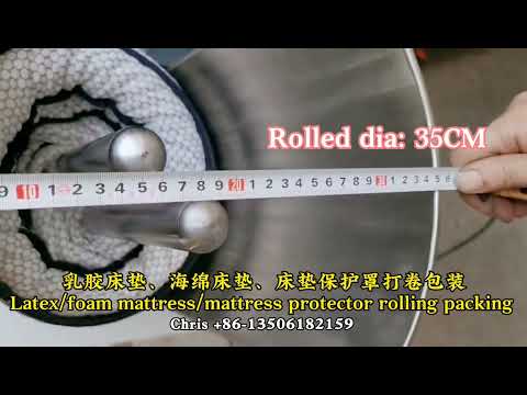 Mattress rolling machine automatic roll packing machine for foam ...
