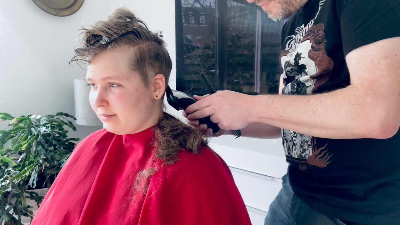 Spring makeover! This girl is not afraid of hair clippers and rocks a ...