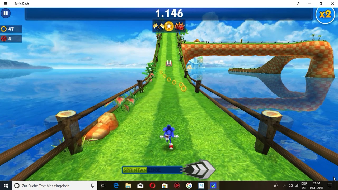 Sonic Dash Pc Games - YouTube