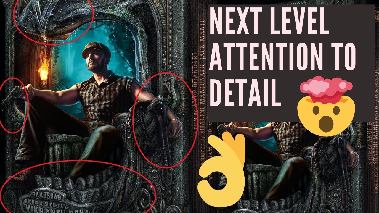 PHANTOM VIKRANT RONA POSTER ANALYSIS/REVIEW - KICCHA SUDEEPA - ANUP ...