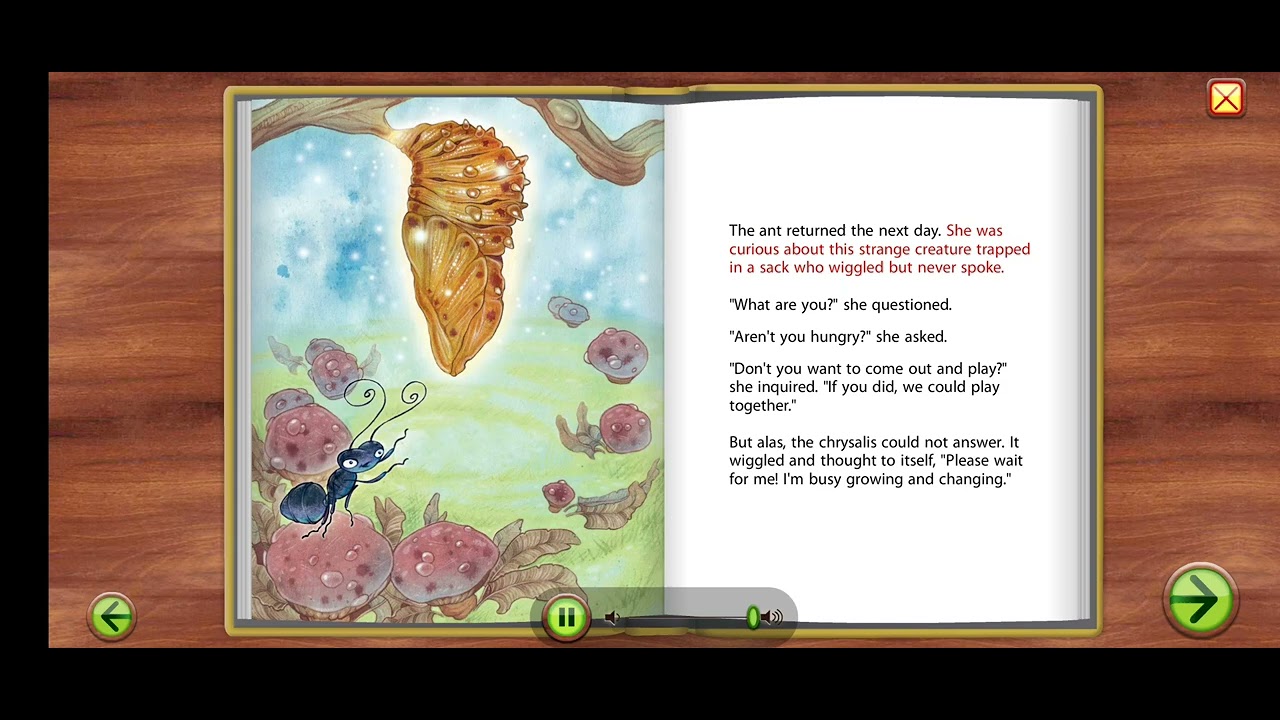 Starfall Talking Library, Fiction & Poetry stories, The Ant and the ...