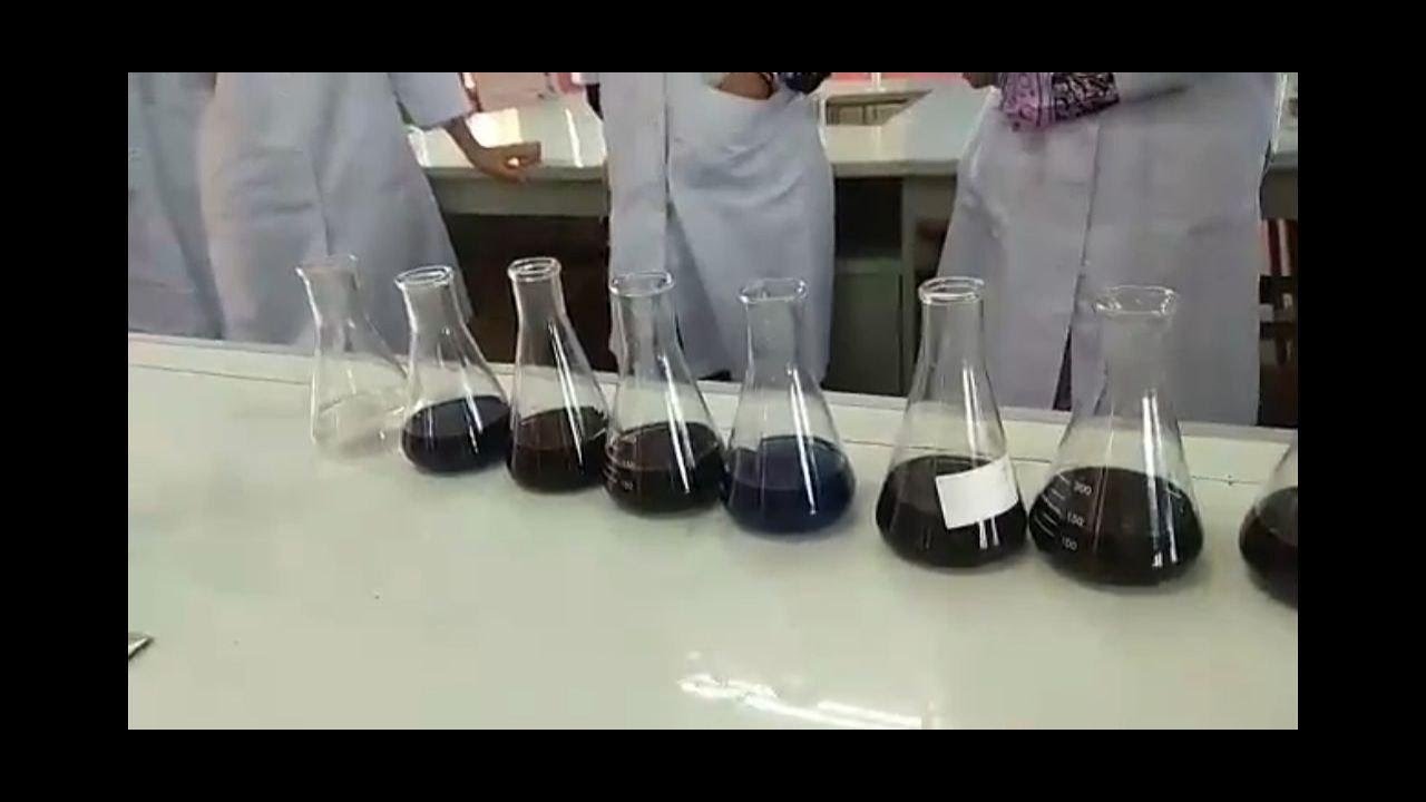 Classic Iodine Clock Demonstration - YouTube