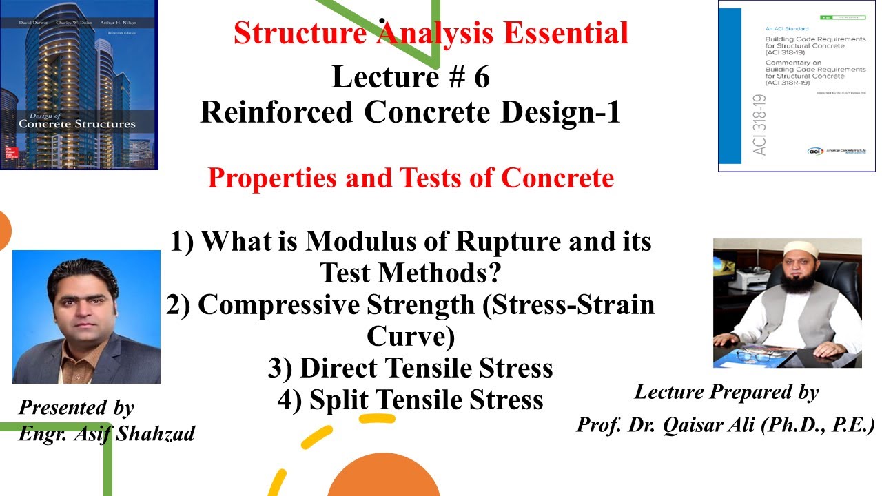 Compressive and Tensile Test of Concrete| What is Modulus of Rupture ...