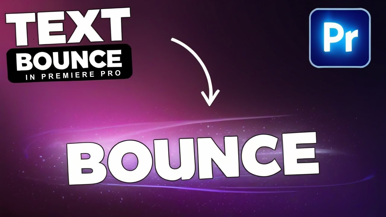 Text Bounce Effect in Premiere Pro – Easy Motion Graphics Tutorial - YouTube