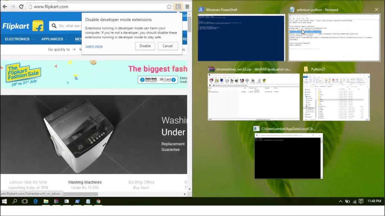 Search and web scrape using Selenium in Python - YouTube