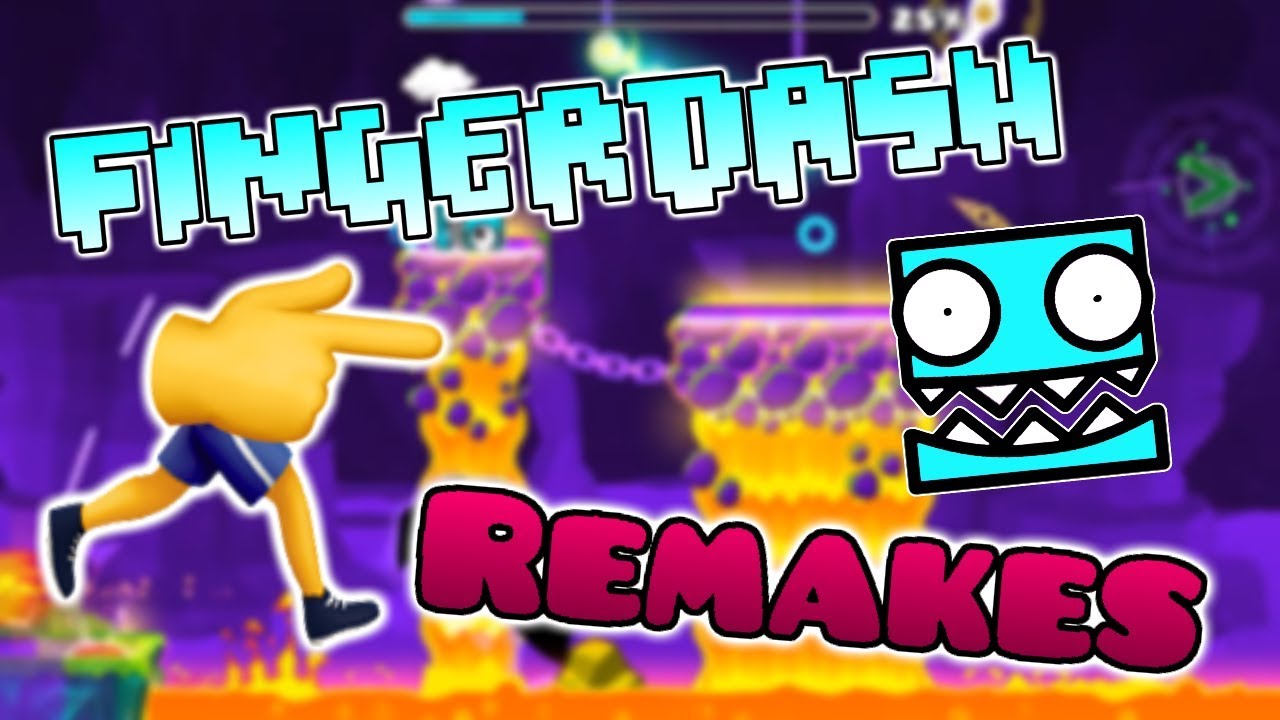 PLAYING FINGERDASH REMAKES! (Sdslayer Plays GD #6) - YouTube