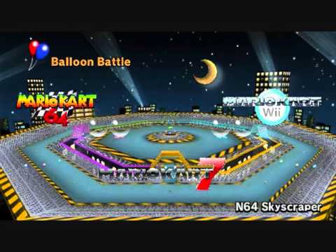 Mario Kart 64 Battle Course (Original+Wii+7)Mashup - YouTube