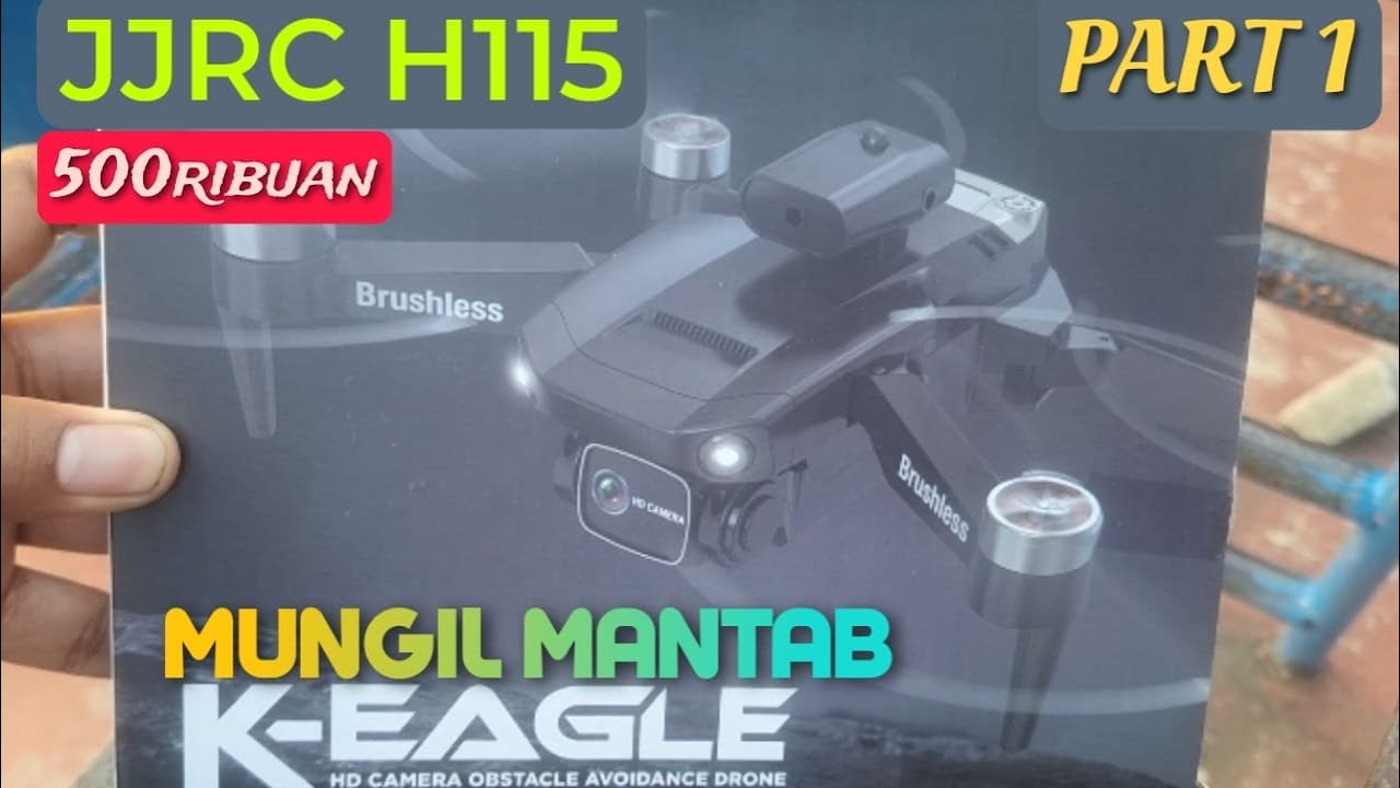 Drone JJRC H115 | reviev dan tes terbang part 1 - YouTube