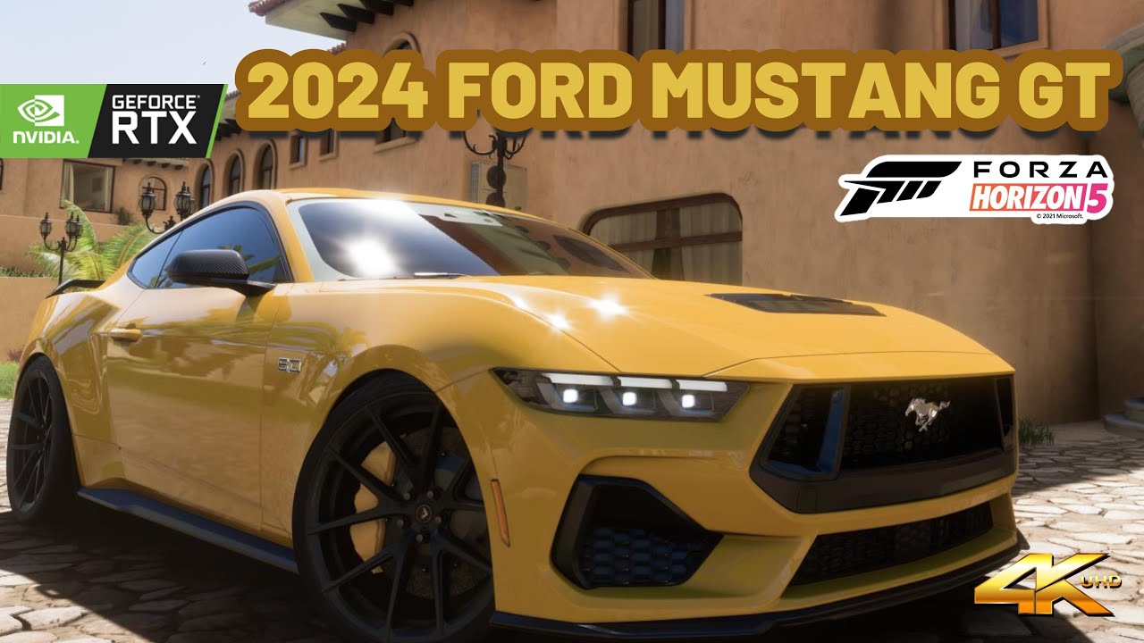 2024 Ford Mustang GT | Forza Horizon 5 | Test drive 4K Gameplay - YouTube