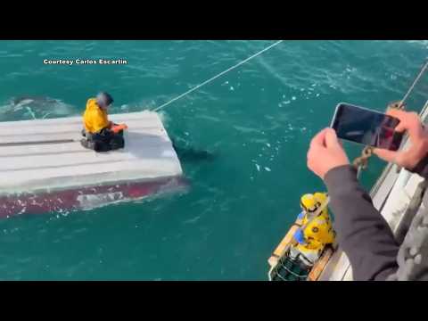 15-year-old boy rescued after drifting for days on capsized boat off Alaska coast