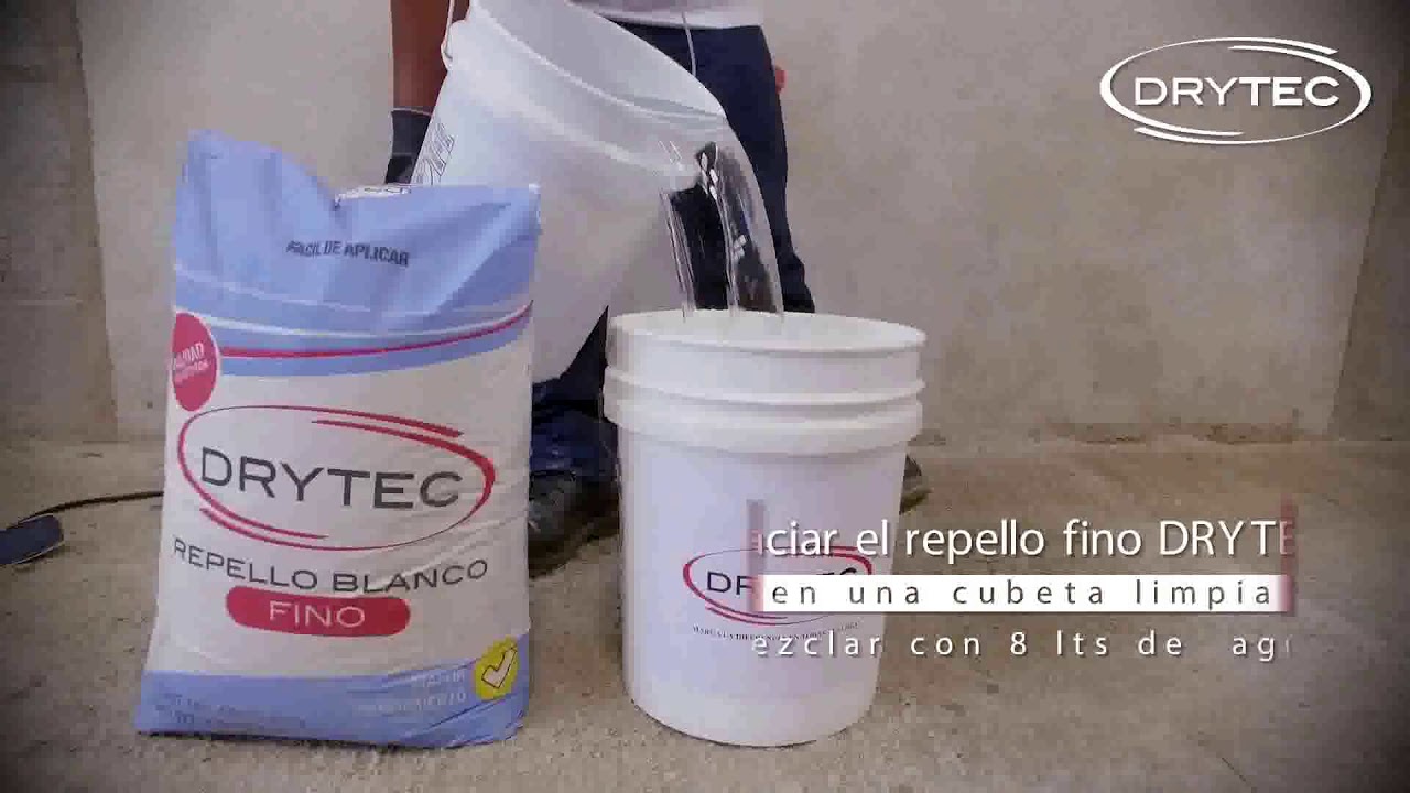 DRYTEC Repello Blanco Fino - YouTube