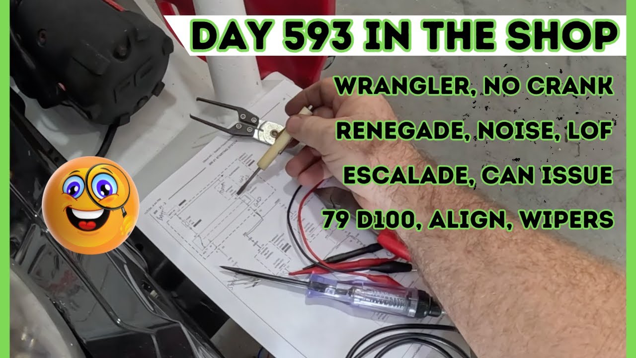 Wrangler TIPM, Renegade Brakes, LOF, D100 Align, Wipers, Escalade ...