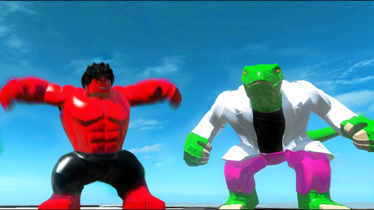 Hulk (General Ross Transformation) vs Lizard: EPIC BATTLE in Lego ...