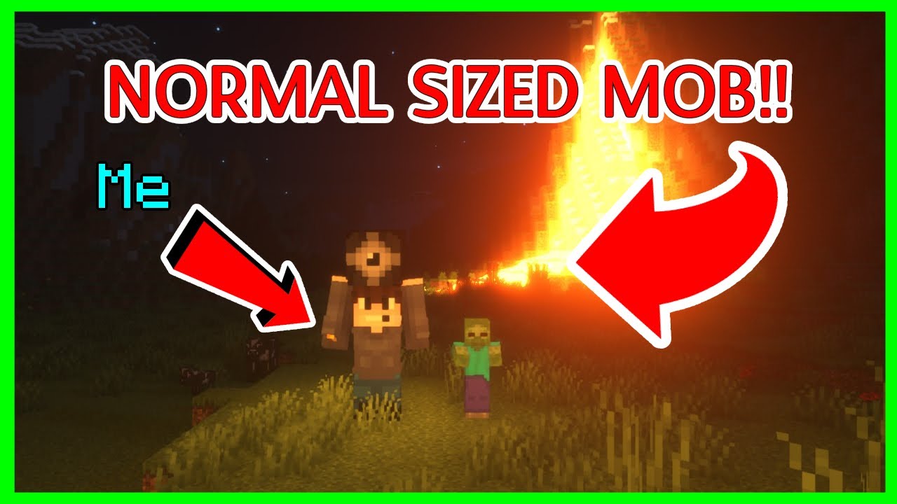 Minecraft but I'm BIG!! - YouTube