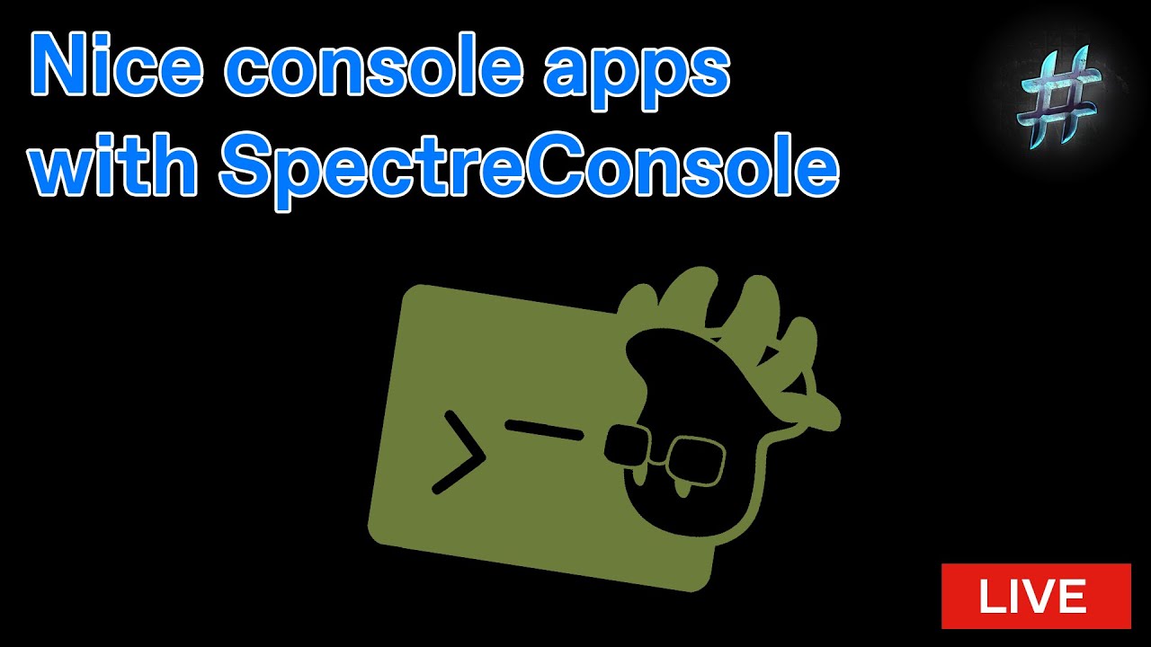 Nice console apps with SpectreConsole - YouTube