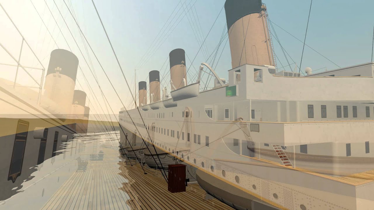 Titanic set [1997] - C4D - YouTube