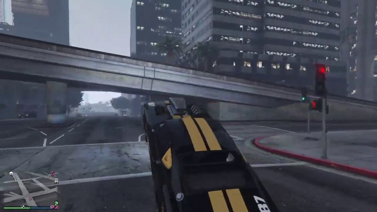 GTA 5- Killing light poles with style - YouTube