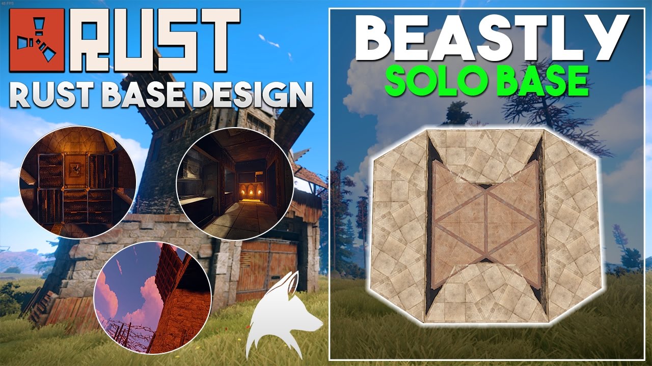 BEASTLY Solo/Duo Base! | (28+ rockets!) | Rust Base Building!! - YouTube