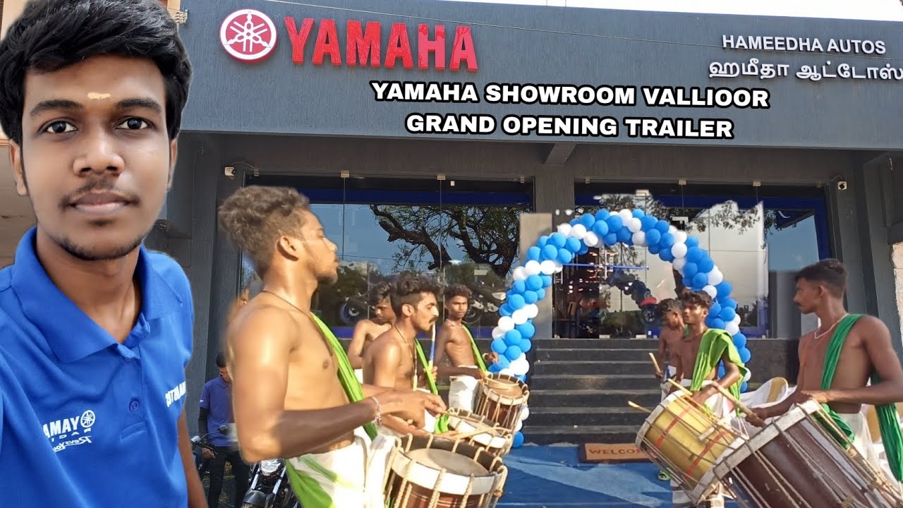 Biggest New Yamaha Showroom in Vallioor|Opening Trailer|Harish Kumar|HK ...