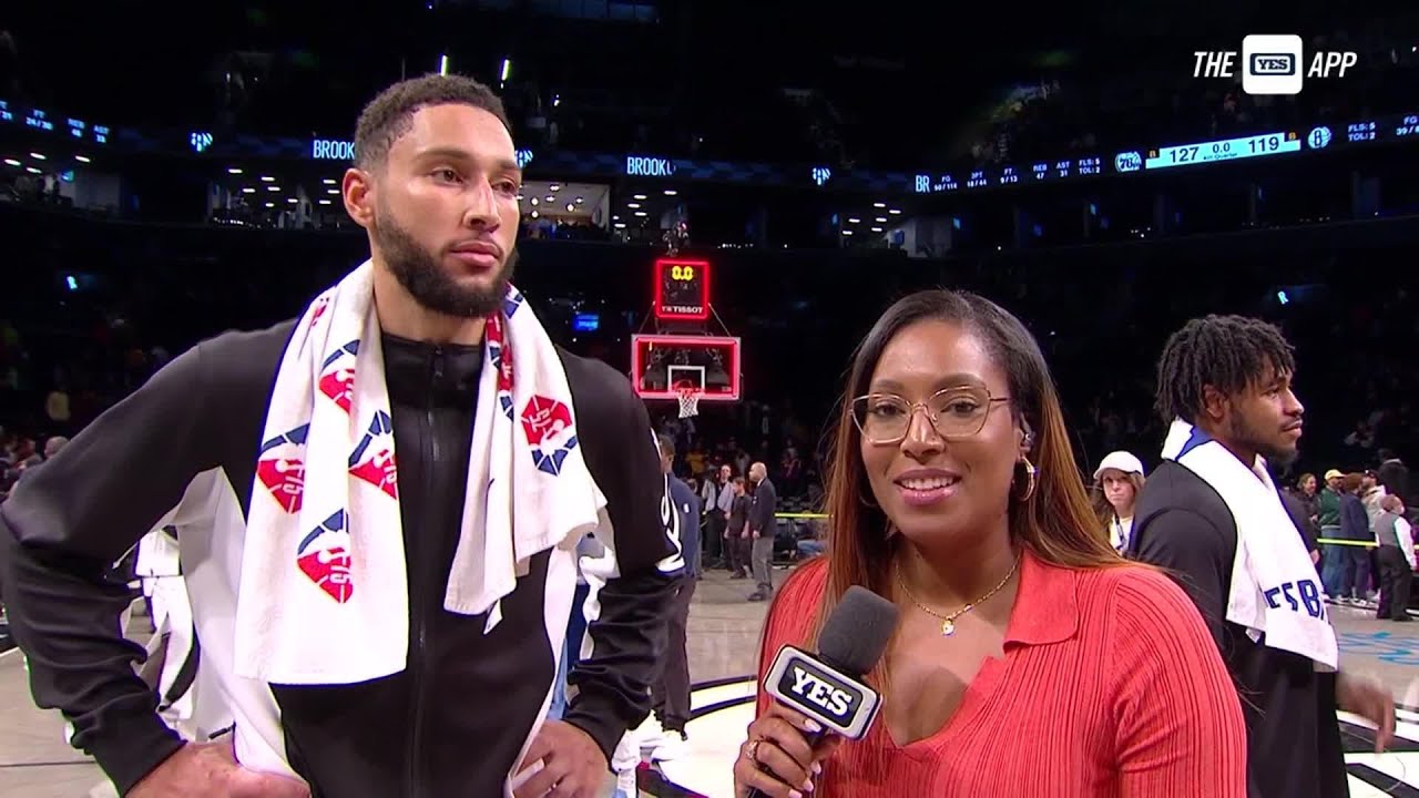 Ben Simmons joins Meghan Triplett following preseason loss to 76ers ...