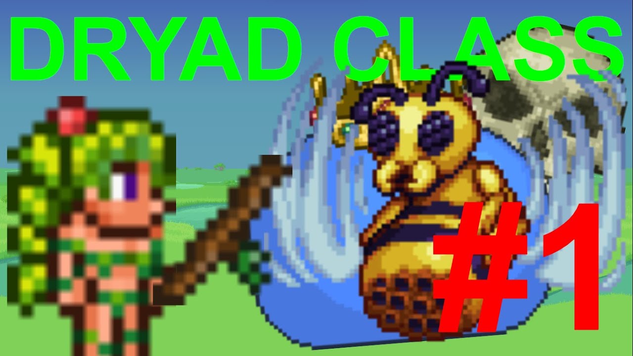 Can you beat Terraria as a DRYAD? | Dryad playthrough episode 1: Pre ...