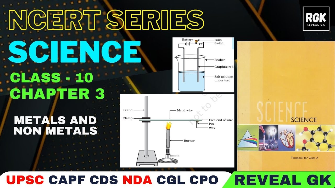 Metals and Non Metals | Chapter 3 | NCERT Science Chemistry Class 10 ...