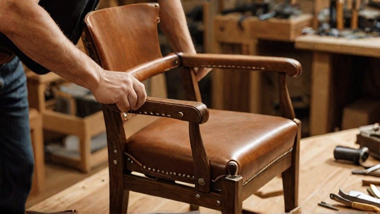 How to Craft an Exquisite Wooden Chair from Scratch - YouTube